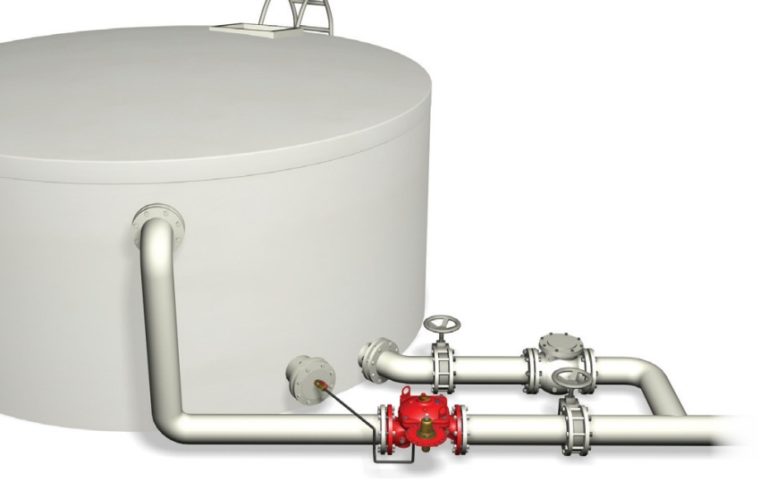 Level Control Valve with Altitude Pilot | Instrumentation and Control ...