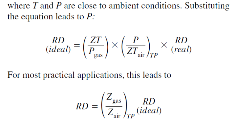 Gas Density Measurements | Instrumentation and Control Engineering