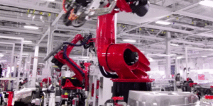 robots-in-teslas-auto-production-facility | Instrumentation and Control ...
