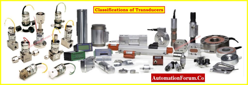 Classifications of Transducers
