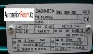 How to read a motor nameplate | Instrumentation and Control Engineering