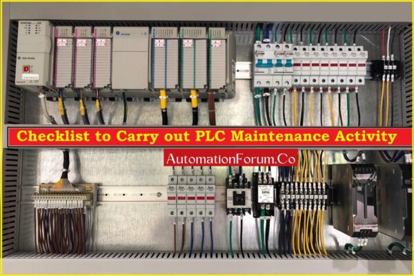 Checklist to Carry out PLC Preventive Maintenance Activity