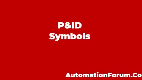 P&ID symbols used in Developing Instrumentation Diagrams