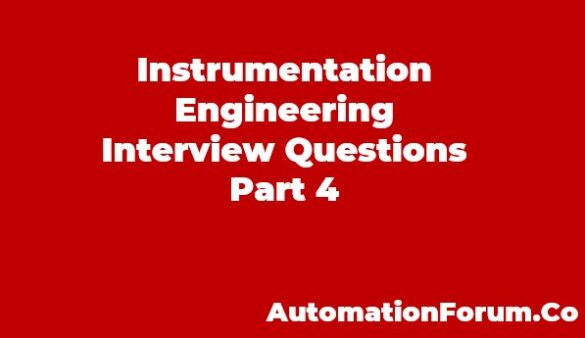 Instrumentation Interview Questions And Answers | Instrumentation and Control Engineering