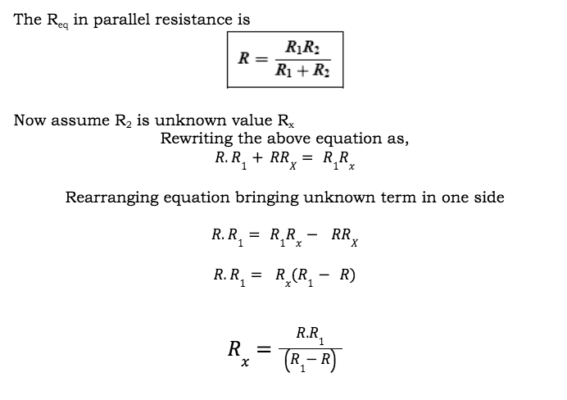 Combination of resistor & deriving formula for Series & parallel resistor.