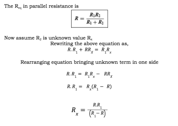 Combination of resistor & deriving formula for Series & parallel resistor.