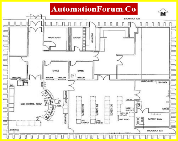 What is Rack room layout diagram and it purposes?