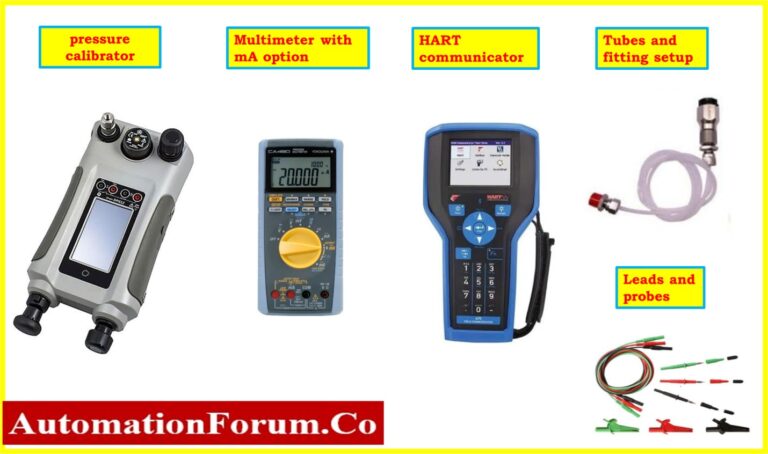 HART transmitter calibration procedure - For pressure transmitter