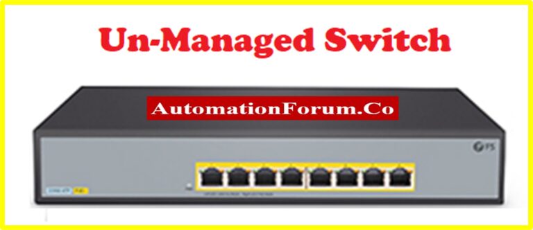 Difference between Managed Switch and Unmanaged Switch