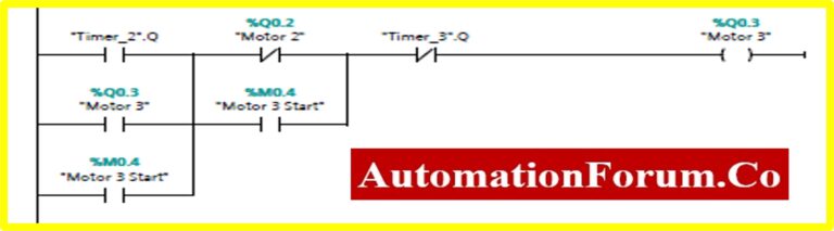 PLC Ladder Logic for Three Motors drive Simultaneously with ...