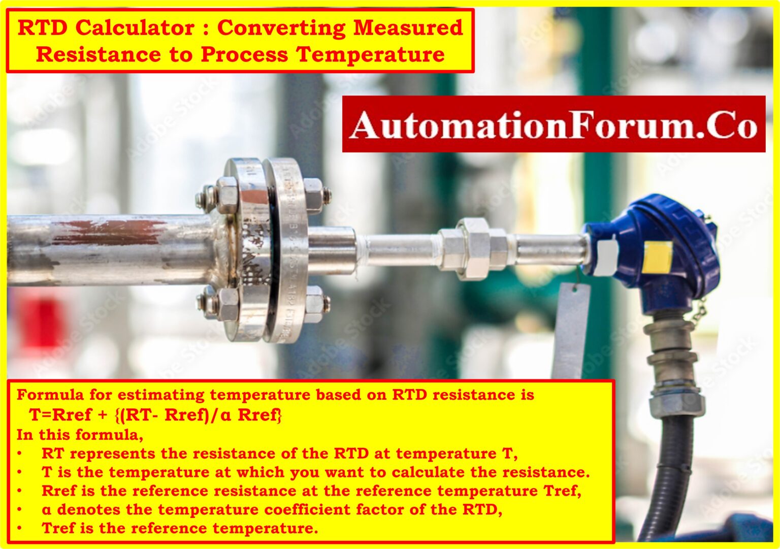 RTD Calculator: Converting Measured Resistance to Process Temperature