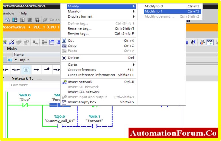 How to use Siemens TIA Portal to create PLC Ladder Logic for three ...