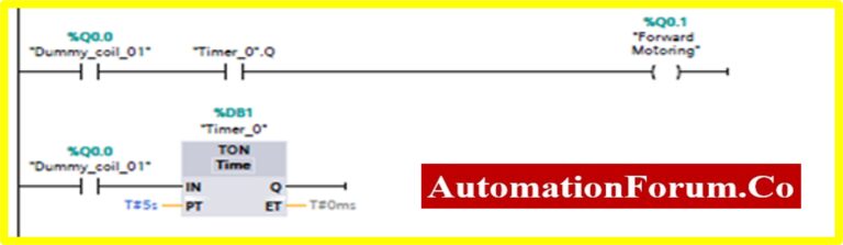 How to use Siemens TIA Portal to create PLC Ladder Logic for three phase motor Forward and Reverse