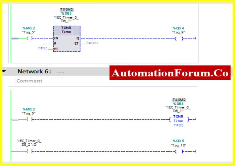 Understanding Different types of Timer blocks used in a PLC ladder logic