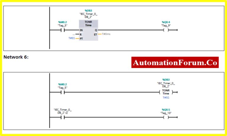 Understanding Different types of Timer blocks used in a PLC ladder logic
