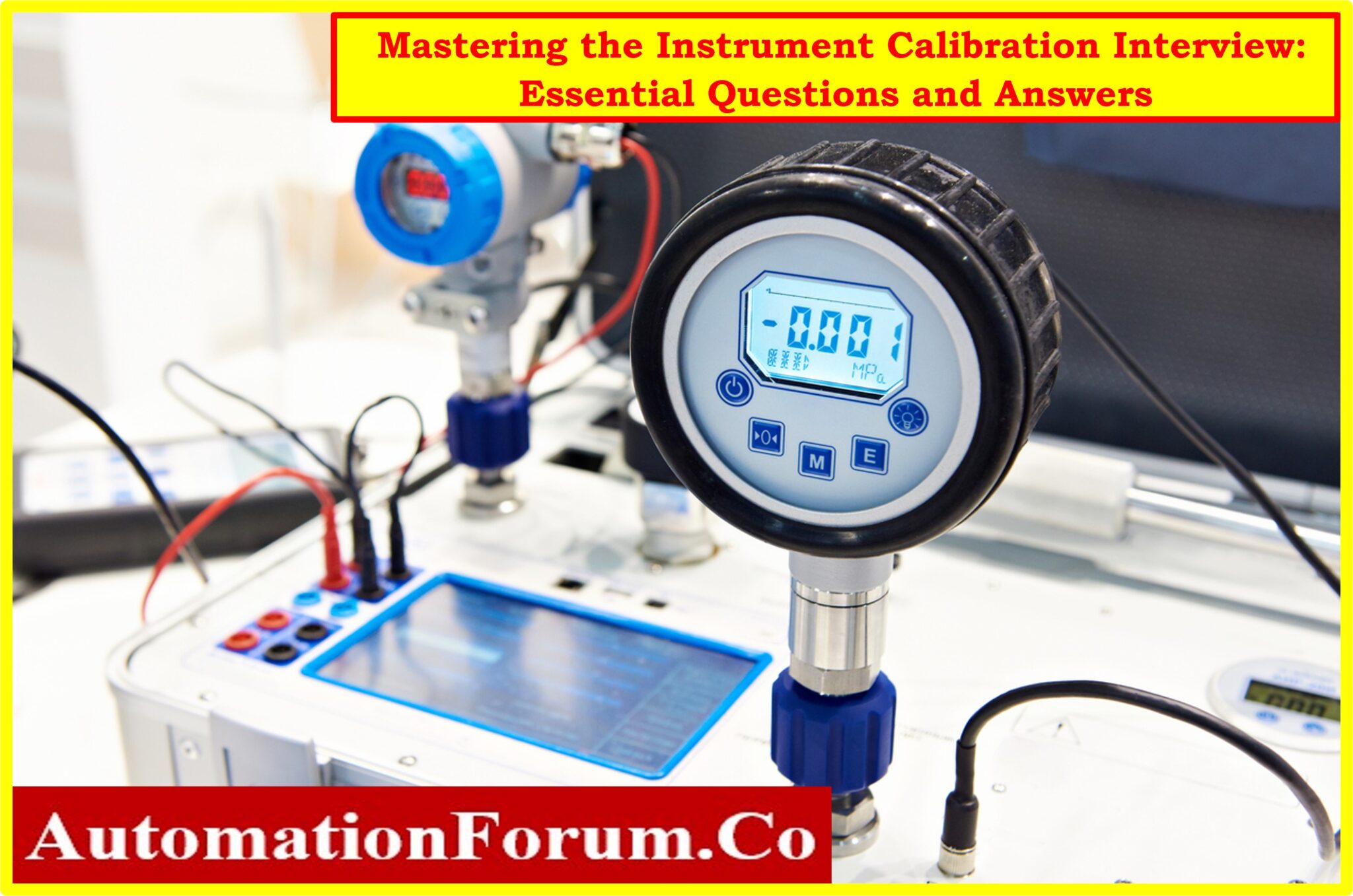 Instrument Calibration Interview Questions and Answers Instrument Calibration Interview Questions and Answers