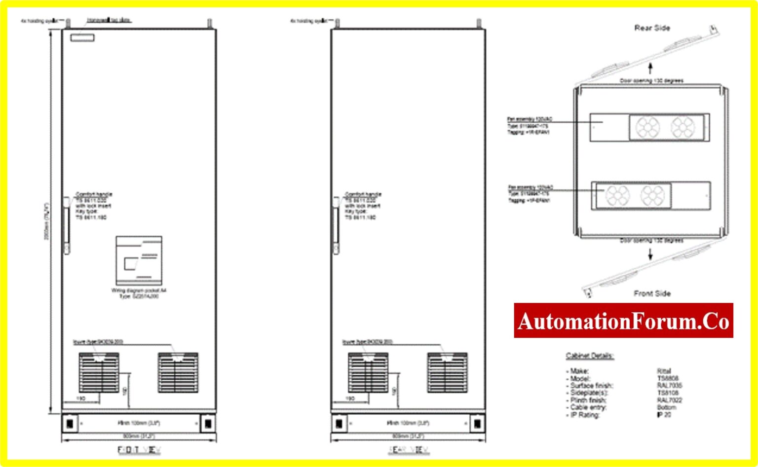 Marshalling Cabinet drawing and its significance