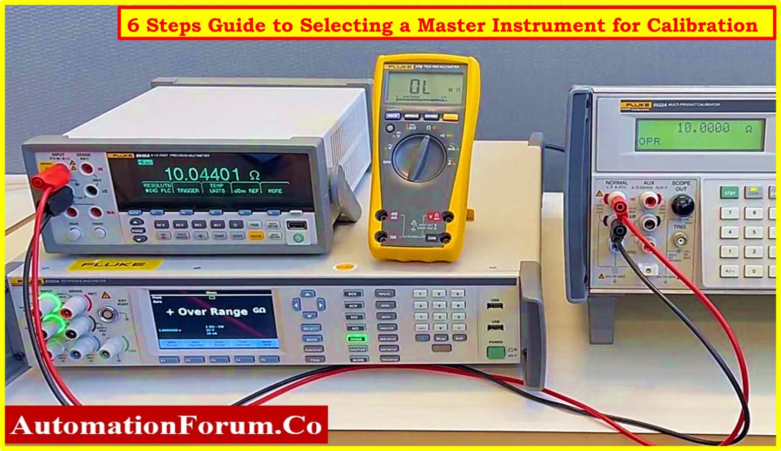 6 Steps Guide to Selecting a Master Instrument for Calibration