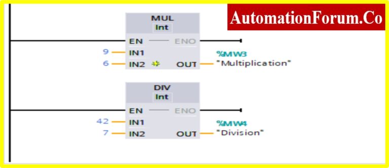 How to use Different Math Functions using the Siemens TIA Portal