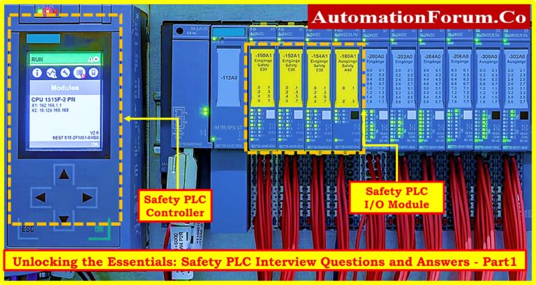 Safety PLC Interview Questions and Answers