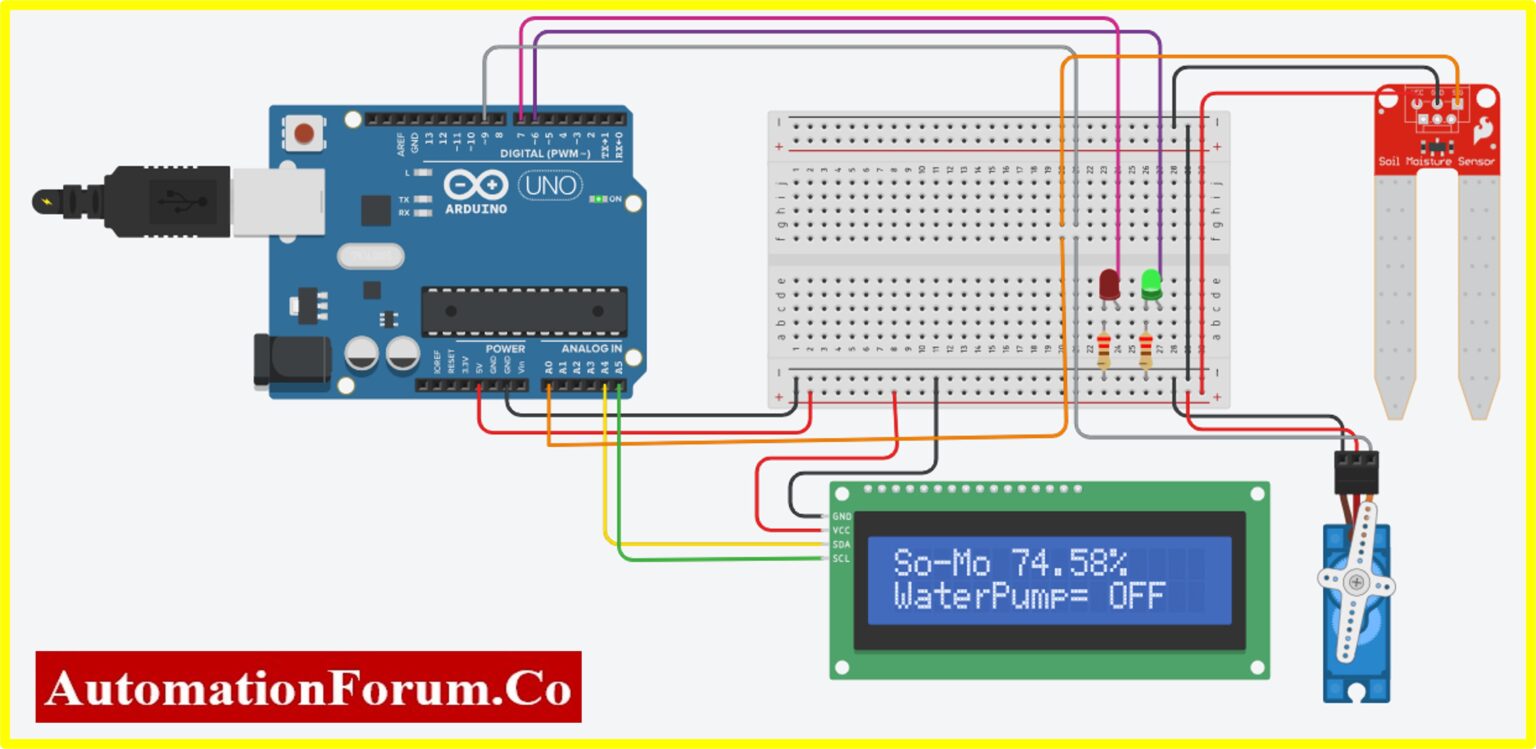 Automated Watering System for Plants Using Arduino UNO