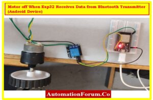 Bluetooth Controlled application using ESP32