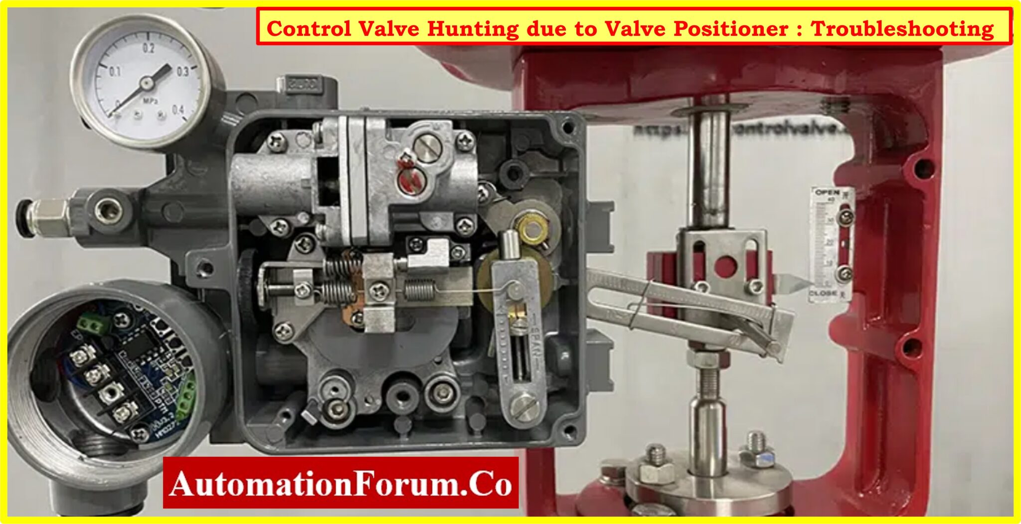 Control Valve Hunting due to Valve Positioner: Troubleshooting