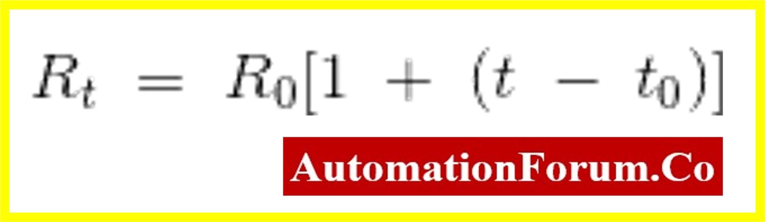 RTD Working Principle, Charactersitics, Types, Signal conditioning circuit