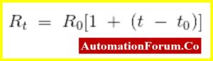 RTD Working Principle, Charactersitics, Types, Signal conditioning circuit