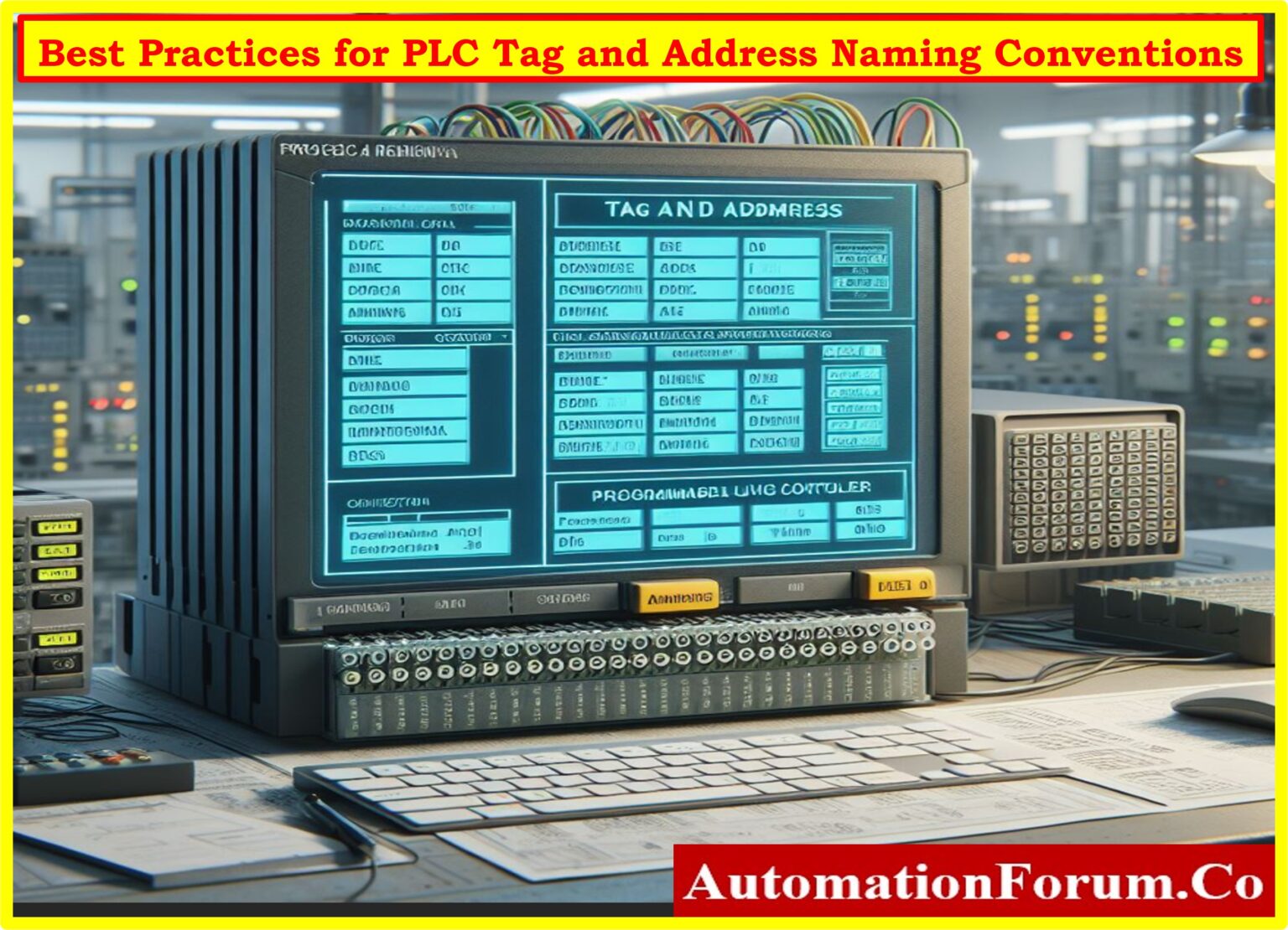 Best Practices for PLC Tag and Address Naming Conventions