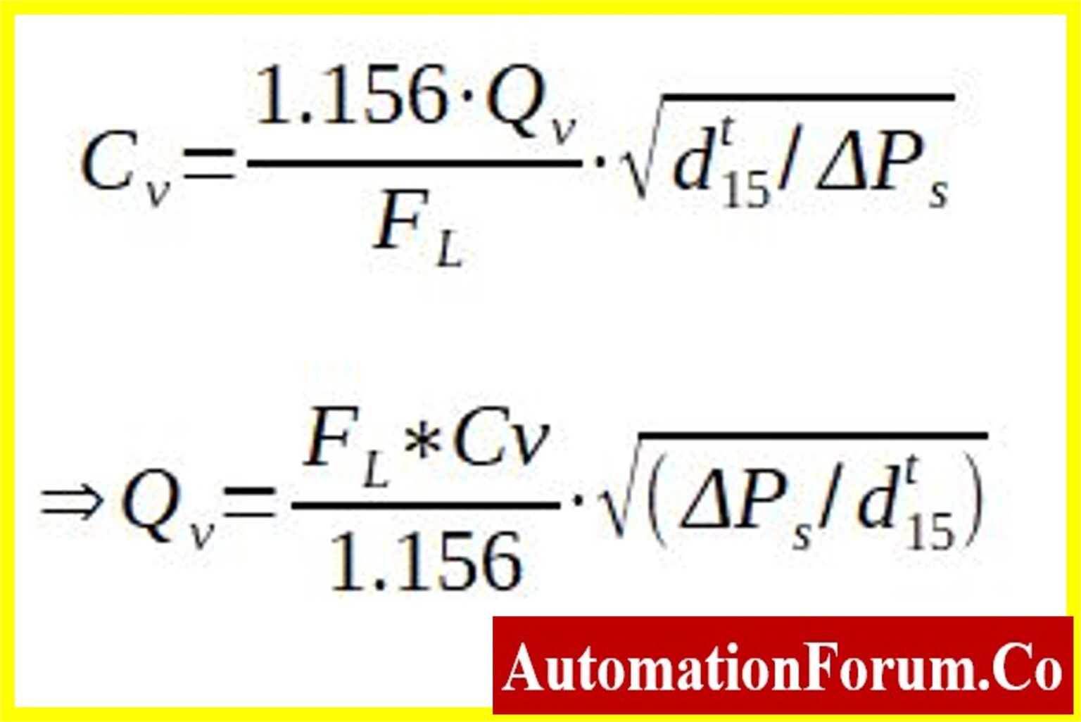 Control Valve Cv Calculation Excel Tool for Liquid, Gas, and Steam Services