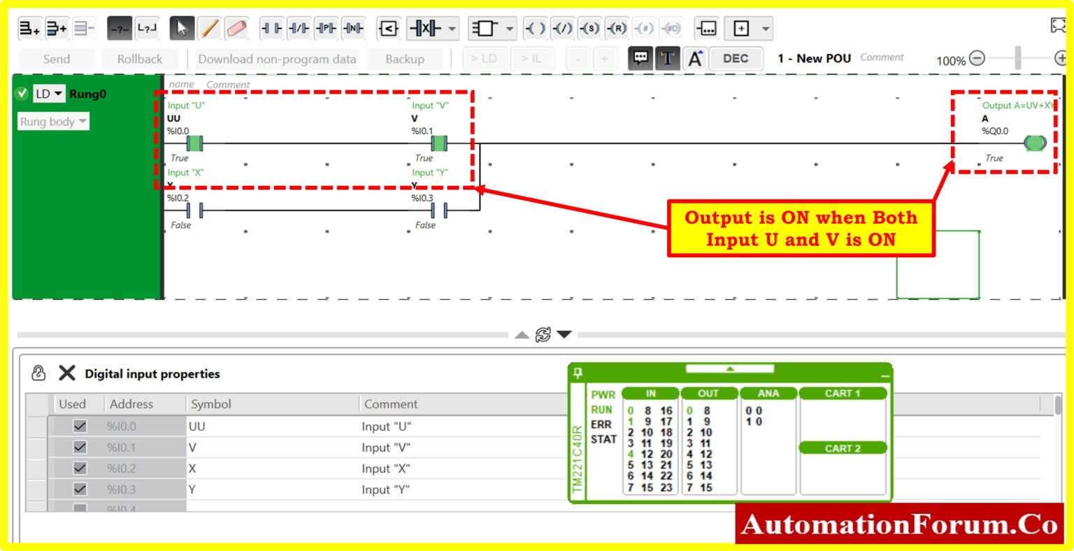 Step-by-Step Procedure for Creating a Ladder Diagram from Logic with ...