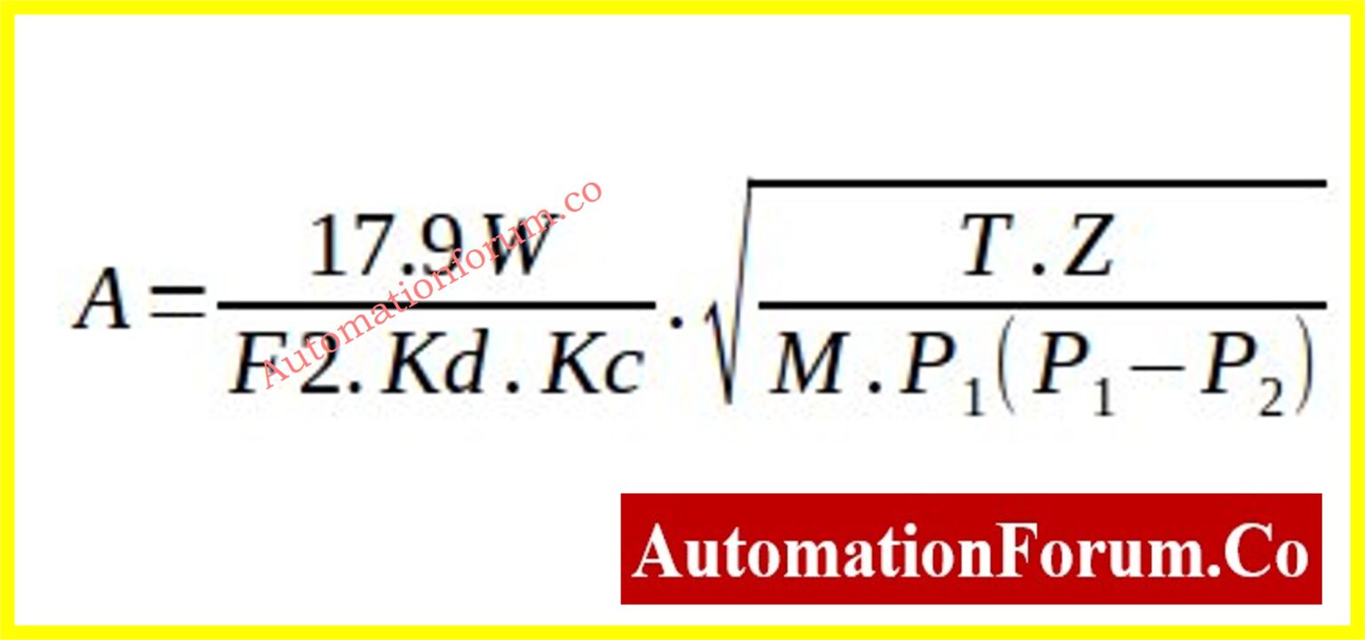 Pressure Safety Valve Sizing Excel Tool for Gas Applications