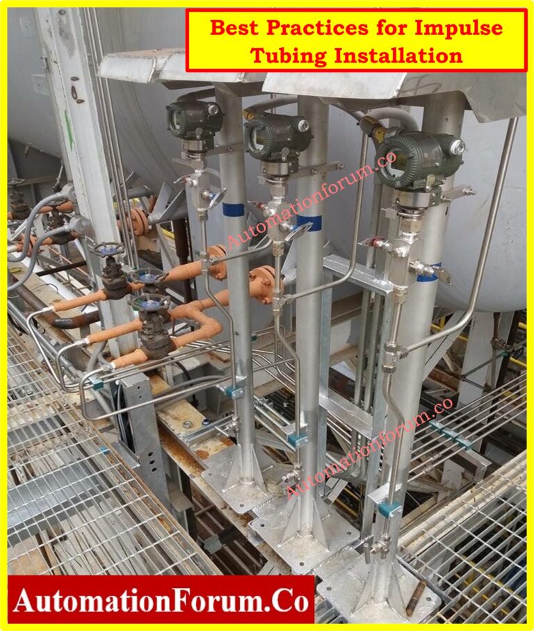 Best Practices for Impulse Tubing Installation