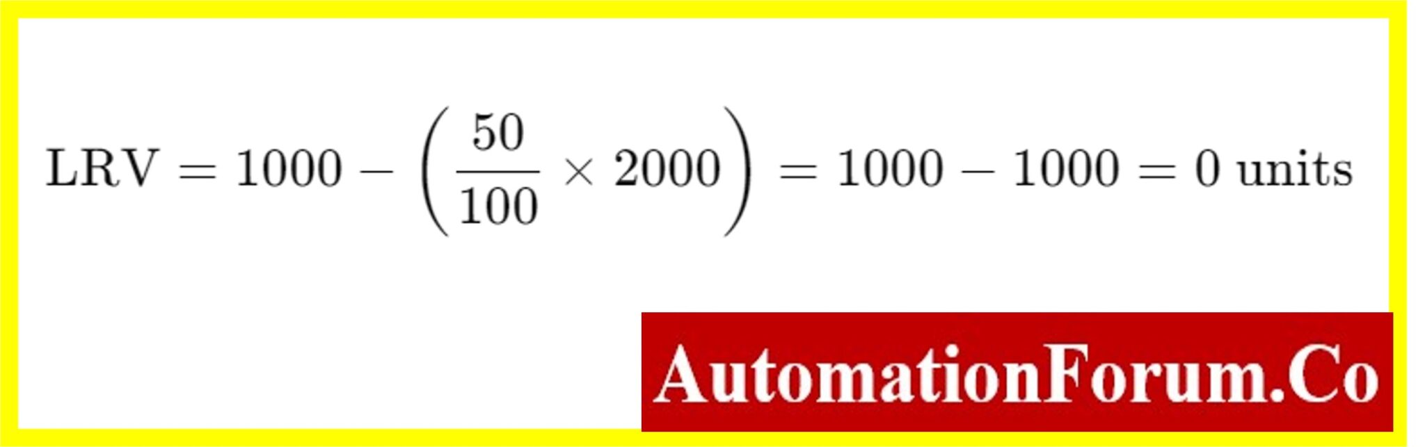 Transmitter Calibration Span, LRV and URV Value Calculator from ...