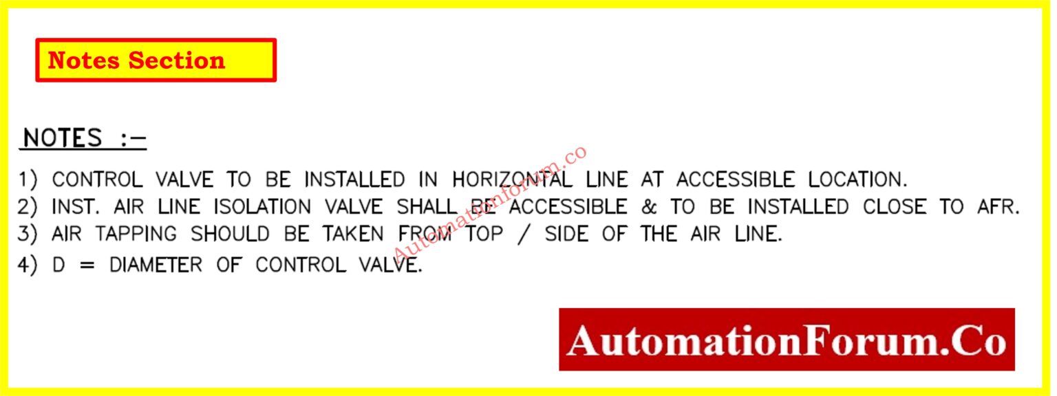 How to Read Control Valve Hookup Drawings?