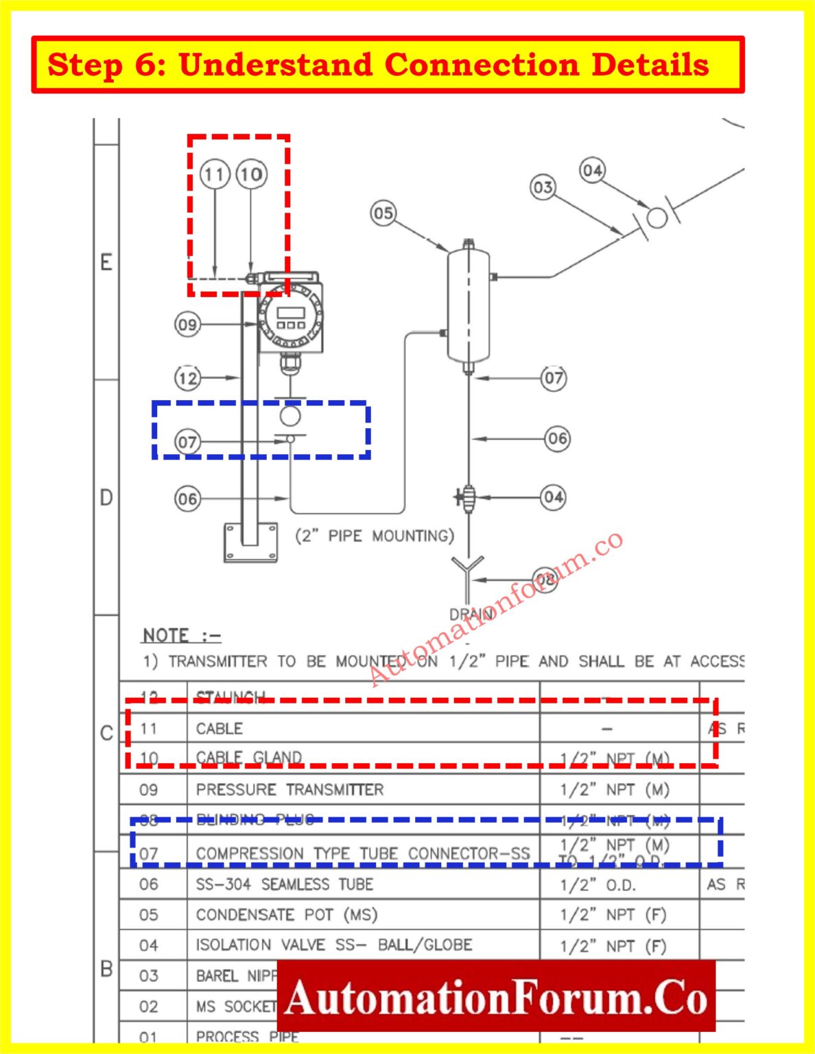 How to Read Pressure Transmitter Hookup Drawings
