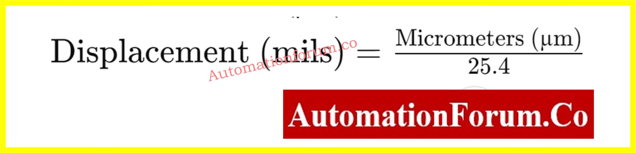 Vibration Unit Conversion Calculator