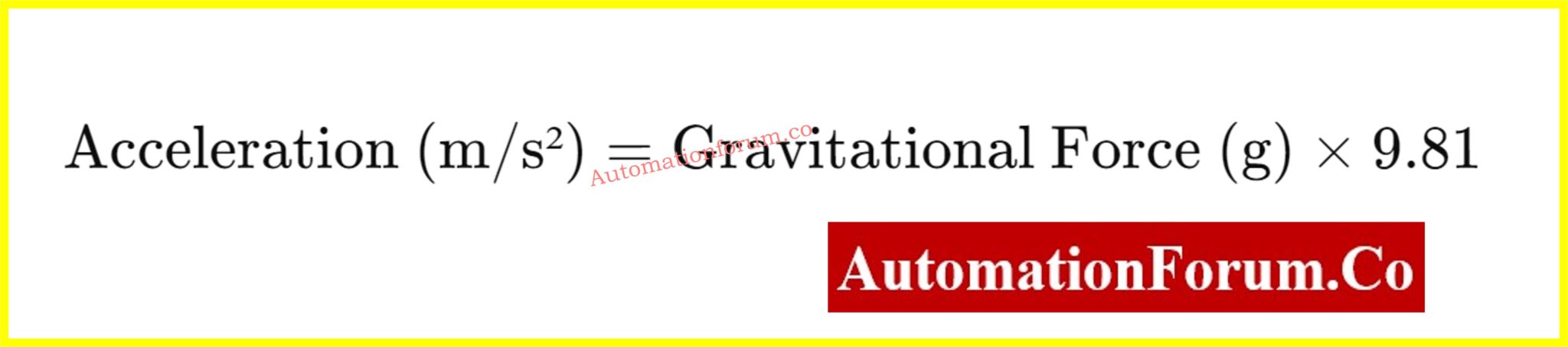 Vibration Unit Conversion Calculator