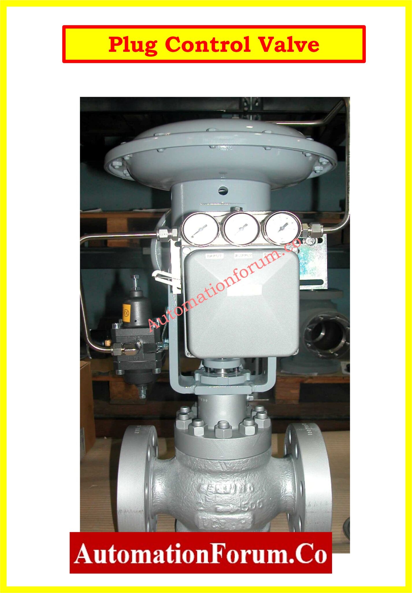 What are the Types of control Valves?