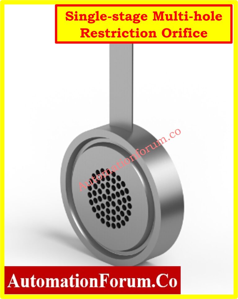 Why Restriction Orifice is Some Distance from Blowdown Valve?