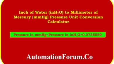 Millimeter of Water Column (mmWC) to Bar Pressure Unit Conversion ...