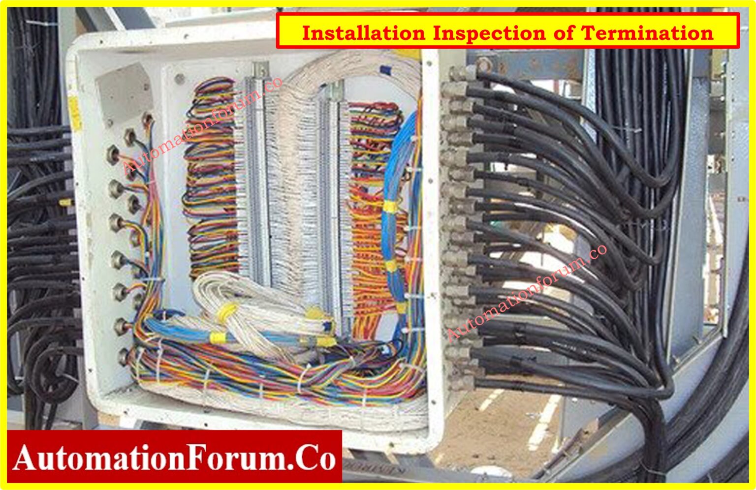 Instrumentation Cable and Wiring Inspection checklist for Project Engineers