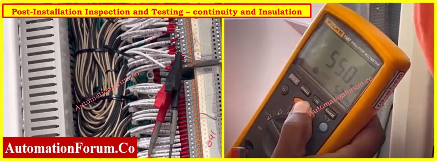 Instrumentation Cable and Wiring Inspection checklist for Project Engineers