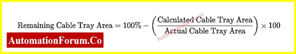 Cable Tray Size Calculation for Project Engineers 3 | Instrumentation ...