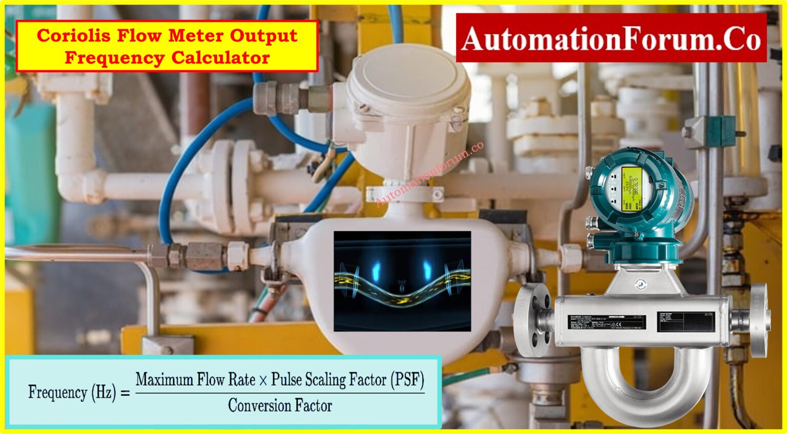 Coriolis Flow Meter Output Frequency Calculator