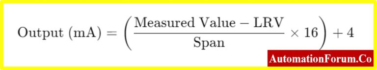 How to Calculate Temperature Transmitter 4-20mA Output Using Linear Equation and Percentage Method