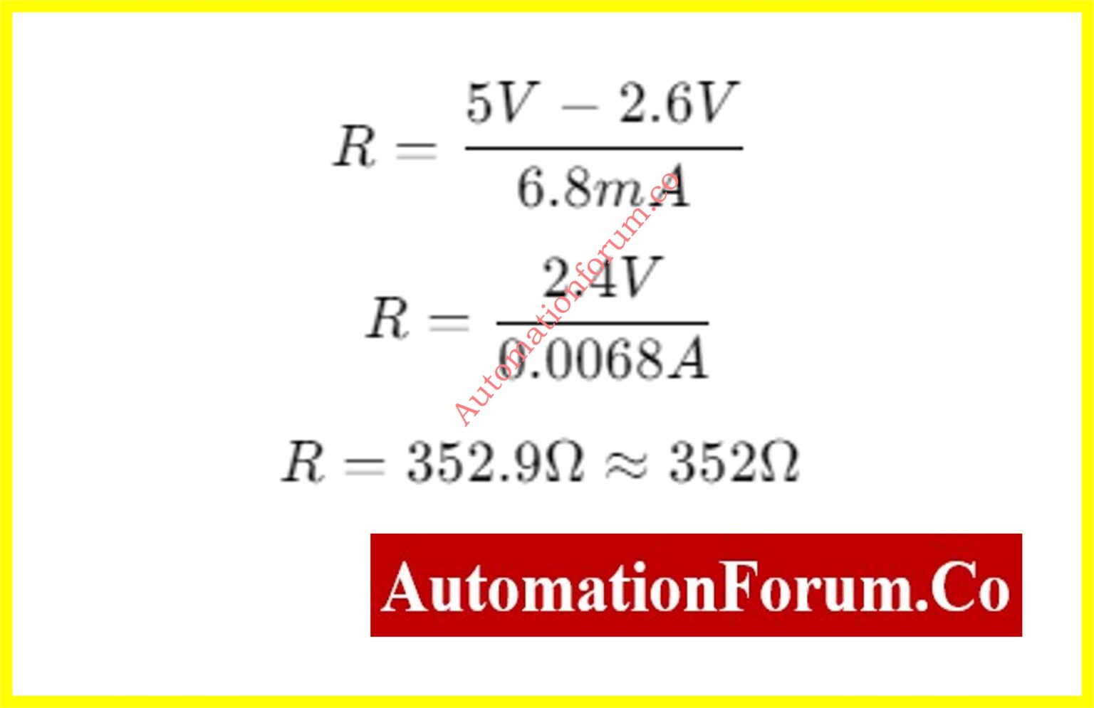 Easy Pull-Up Resistor Calculator for PLC Inputs in Discrete Sensor ...
