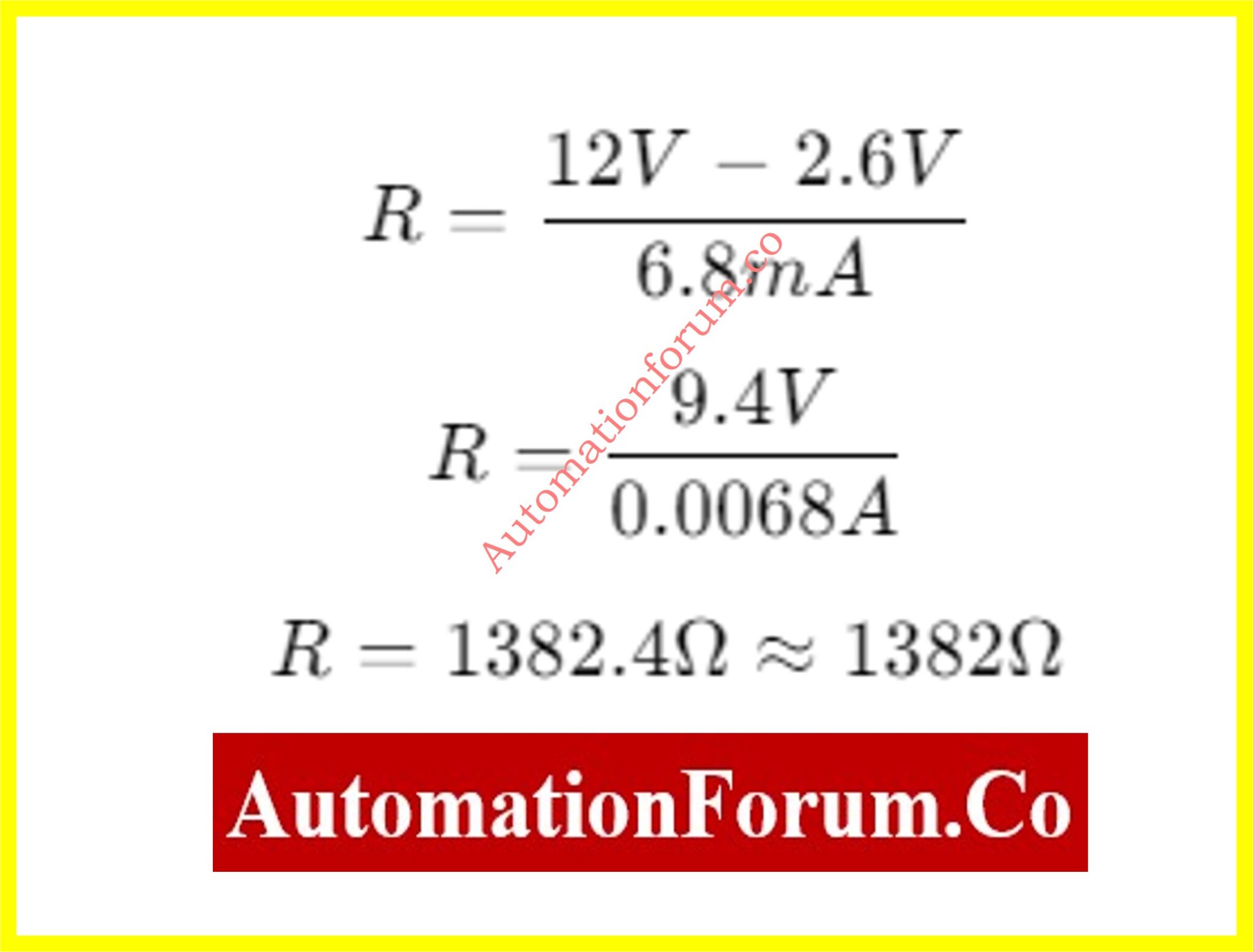 Easy Pull-Up Resistor Calculator for PLC Inputs in Discrete Sensor Applications