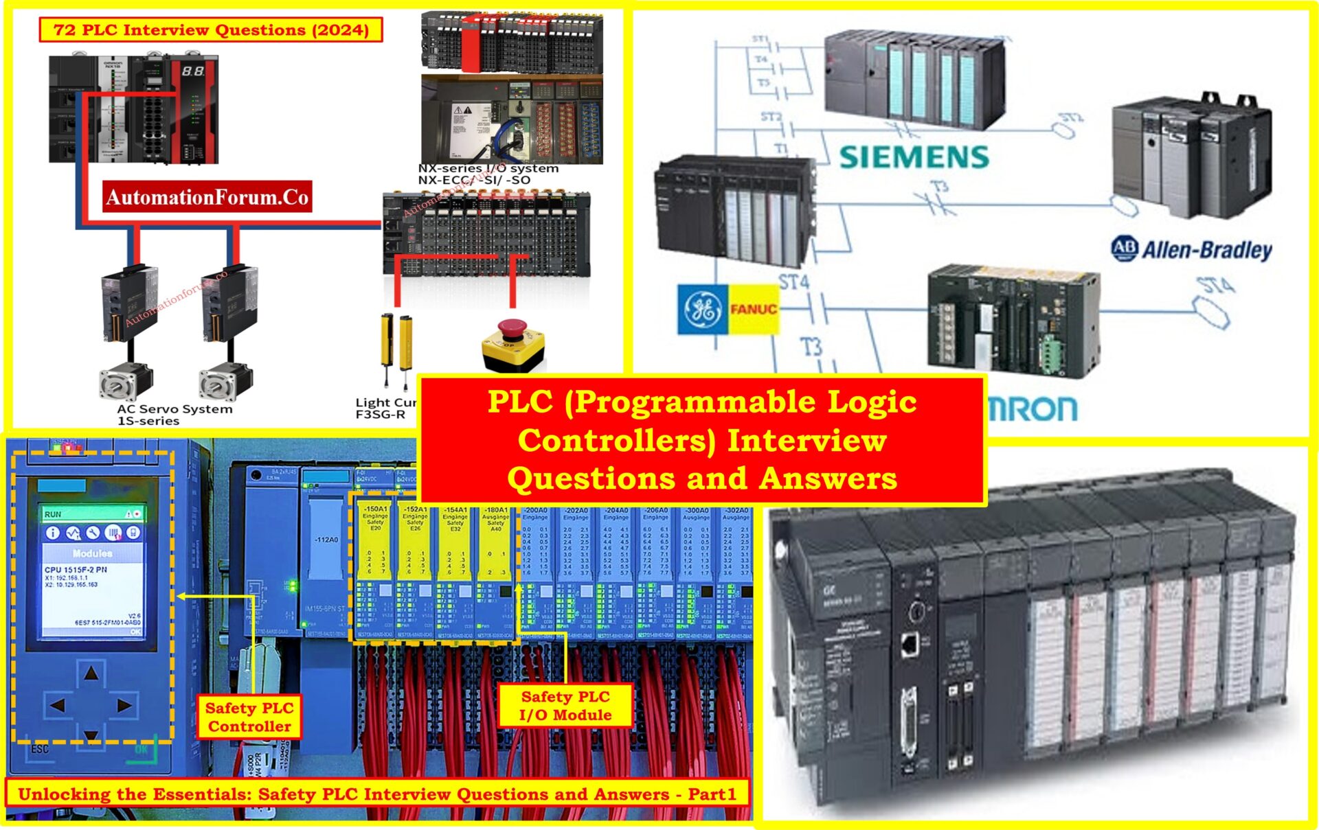 PLC (Programmable Logic Controllers) Interview Questions and Answers